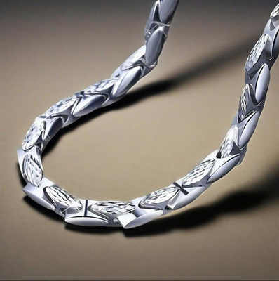 同款Pt950铂金项链 男士简约经典 高端商务 防过敏 送礼首选