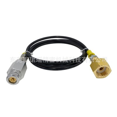 跨境Sodastream Sodua Club 苏打气泡水机接大瓶过气管 银色接头