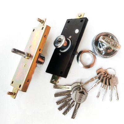 实力卷闸锁卷帘门锁天地锁9533车库门锁推拉门防盗锁仓库门大门锁