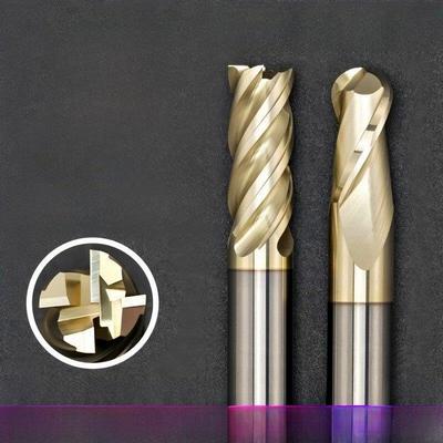 GCT70度钨钢铣刀高硬钢高温不锈钢钛合金铣刀718 304 316 TC4铣刀