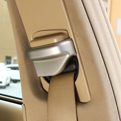 适用奔驰06-13款W221老S级S300 S350改装仪表盘安全带装饰面板贴