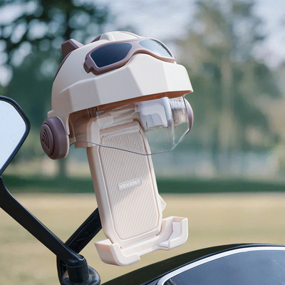 电动车手机支架2025新款防震电车摩托车九号外卖骑手导航头盔