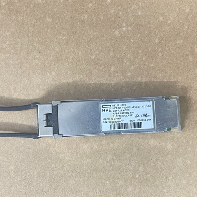 惠普128G光模块，100GE/4x25GE/4x32GFC