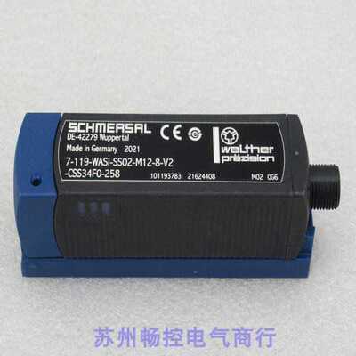 芬芳全新SCHMERSAL传感器7-119-WASI-SS02-M12-8-V2-CSS34F0-258*