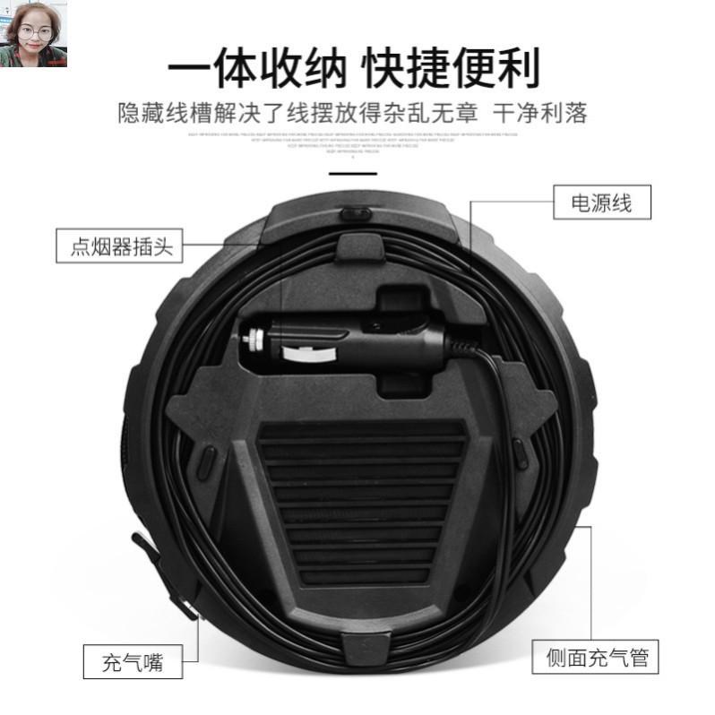 打气泵汽车用车载大功率数显车胎自动两用加气小型充气泵打气筒
