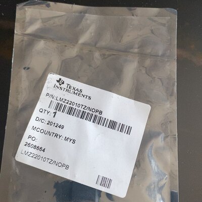 可维修LMZ22010TZ/NOPB 1支 批号1249议价