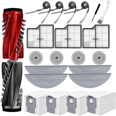 适配石头roborock扫地机器人G30滚刷滤网Saros10边刷配件抹布