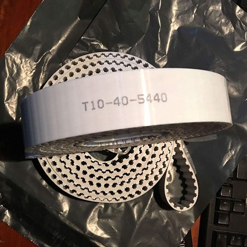 T10-25-2540-PU-钢丝聚氨酯接驳带同步带25T10-2540皮带传动带