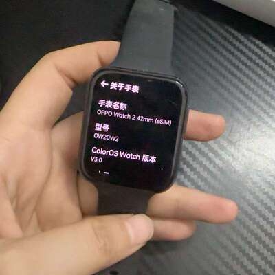 {议价}OPPO Watch 2 42mm eSIM版，黑色表带，型{可维修}