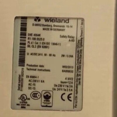议价Wieland安全继电器SNV4063KL-CSNV4063KL-CSNV-4063KL-C