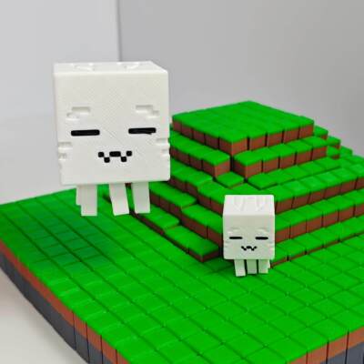 我的世界MC小善魂可爱风乐魂崽子摆件挂件钥匙扣3D打印周边玩具