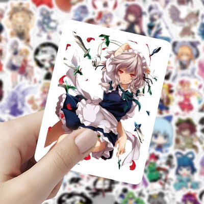 180东方Project贴纸卡通人物贴纸