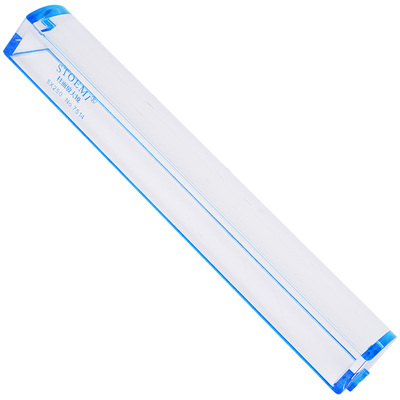 思多美5倍方形放大镜老年人格尺阅读柱面书报纸手持高清桌面7514