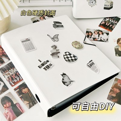 RINGNOTE卡册四宫格3.5寸追星爱豆小卡收纳3寸相片活页9格PP内页