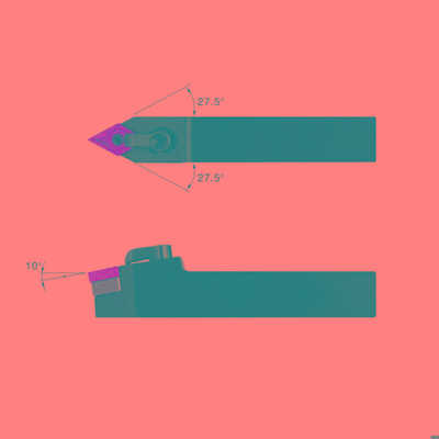 62.5度M型外圆刀杆MDPNN1616H11/2020K11/2525M11/3232P15