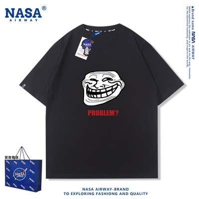 TROLLFACE MEME RAGE Funny TROLL JOKE INTERNET男女纯棉短袖T恤