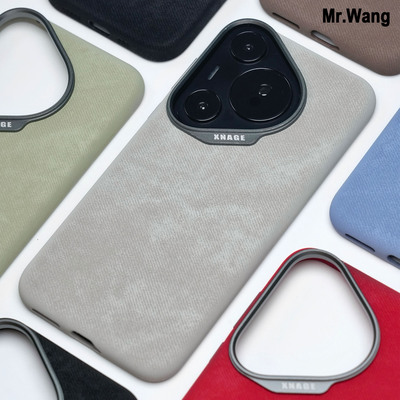 超细纤维皮革MagSafe磁吸手机壳华为P70Pro防摔高级男女保护套