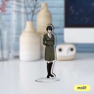 进击的巨人15cm透明夹层立牌二次元摆件三笠艾伦阿尔敏利威尔