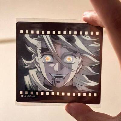 鬼灭之刃周边dining无限城第二弹童磨底片透卡拍照留念自制合影卡