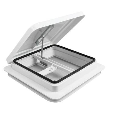 房车通风盖底座不带马达开口尺寸14*14inch黑/白/烟灰色通风盖