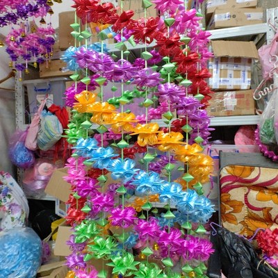 春节年货客厅装饰春节挂饰玄关挂饰手工DIY彩带风铃成品
