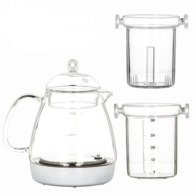 灿博 养生壶配件燕窝壶玻璃炖盅盖子LB-K12A炖杯子燕窝机炖盅内胆