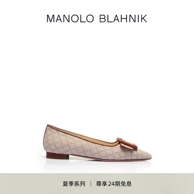【夏季系列】MANOLO BLAHNIK玛诺洛/MB女鞋MAYSALE平底鞋