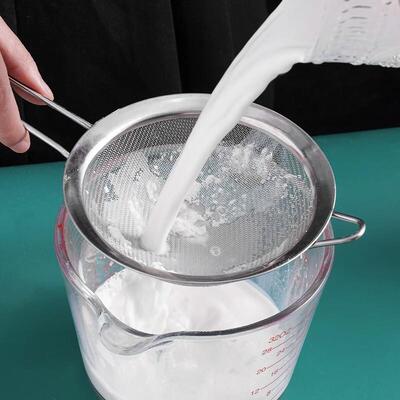 Cocktail Strainer Stainless Steel Tea Strainers Conical Foo0