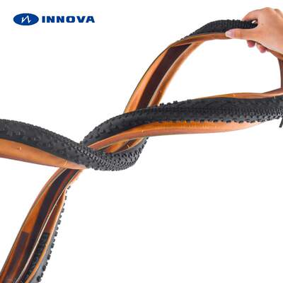 INNOVA公路车外胎700x40C防刺耐磨自行车黄边胎外胎单车配件