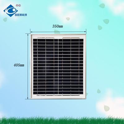 17W多晶玻璃层压18V太阳能光伏板350*405mm户外太阳能电池板组件