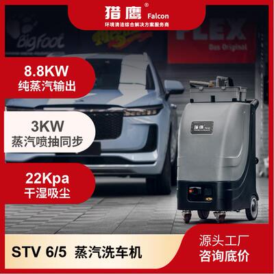 STV6/5蒸汽喷抽一体清洗机即热式汽车内饰顶棚发动机外观清洁