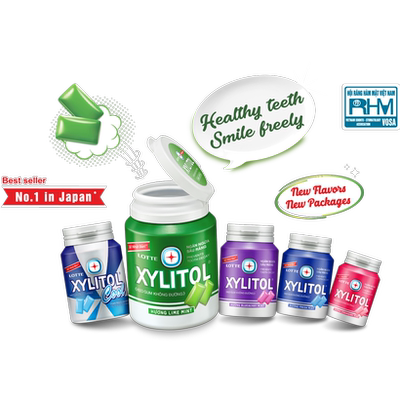 临期特价Xylitol gum 55.1g越南代购LOTTE乐天木糖醇无糖口香糖