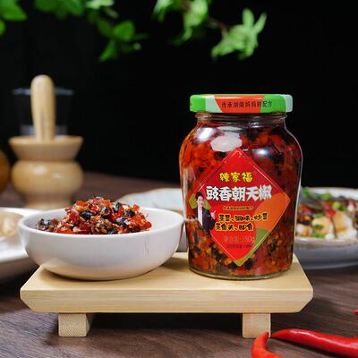 辣家福蒜蓉辣椒酱下饭菜香辣湖南新鲜拌面 面拌饭开 胃新鲜豆豉剁
