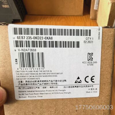 未拆封6ES7 235-0KD22-0XA8，SIMAT议价