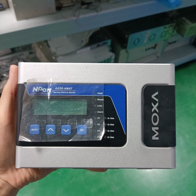 议价MOXA NPort 6450-AMAT 串口服务器 功能正维修