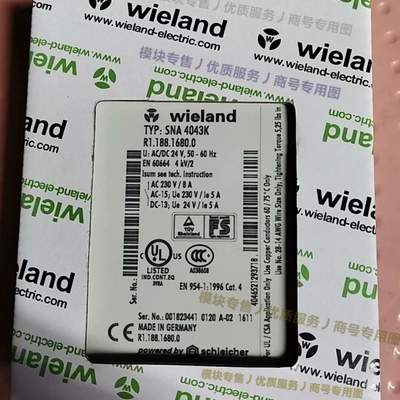wieland威琅安全继电器 SNA 4043K 订货号：R