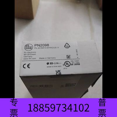 IFMPN2098压力传感器，全新原装，型号P需询价