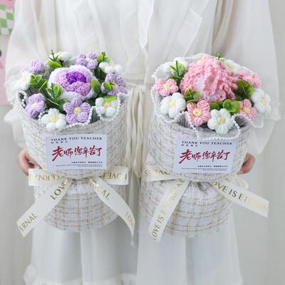 创花意仿花针乃织康馨玫瑰中高真考生毕业季送老师62414束感谢师