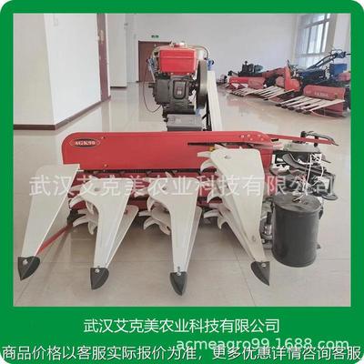 割捆机柴油6.6匹收割打捆机一体式割捆机手扶青稞稻麦动割捆机