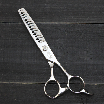 九井专业鱼骨齿牙剪去发量50%打薄剪男发起角双鬓退坡牙剪碎发剪