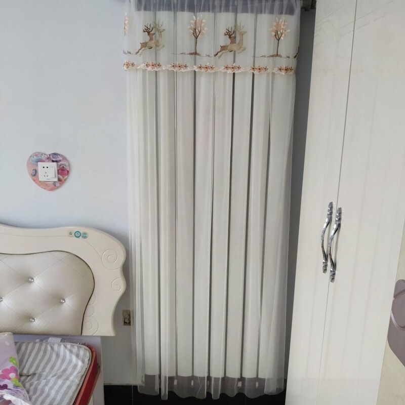 新品新款新式四季家用立式暖气片罩防尘防熏黑墙遮挡装饰绣花布m