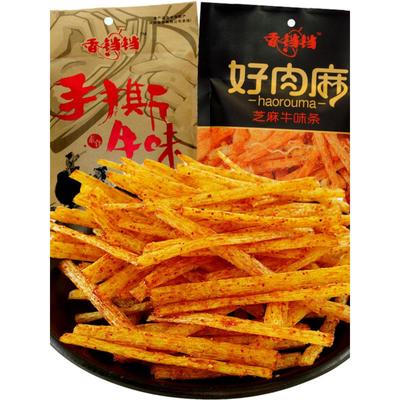 香铛铛手撕牛味条好肉麻芝麻辣条大包装30克网红辣条宿舍辣条零食