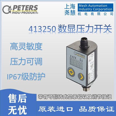 德国PETERS  压力开关 413250 带状态指示灯  高灵敏