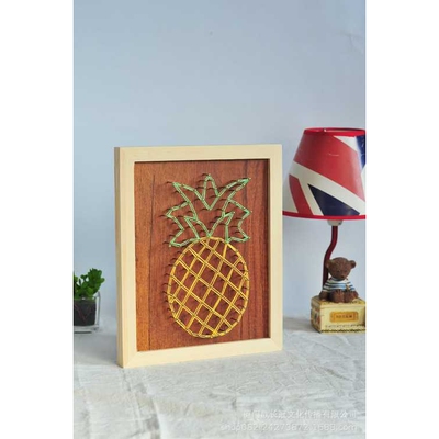 新年款旺旺来绕线画string art钉子画材料包装饰画diy