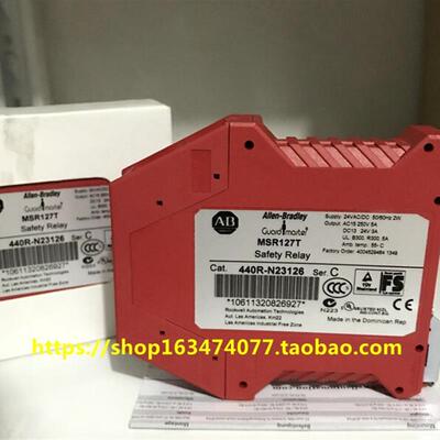 原装正品440R-N23125销售  Allen-Bradley安全继电器 MSR127T