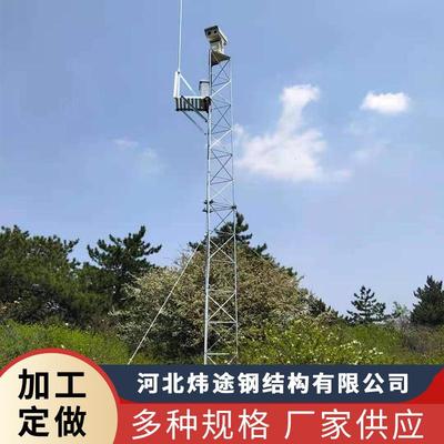 监控塔厂家交通监控桅杆边防监控塔森林防火监控塔平台监控塔