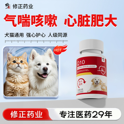 【修正】猫咪狗狗辅酶q10宠物保护心脏肥大调理辅助老年猫犬专用