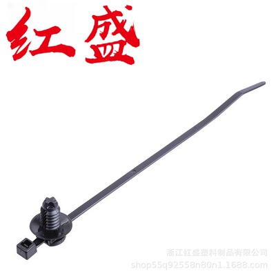 带杉树头和圆盘的汽车固定扎带 156-00582/156-00725/T30RFT7 红