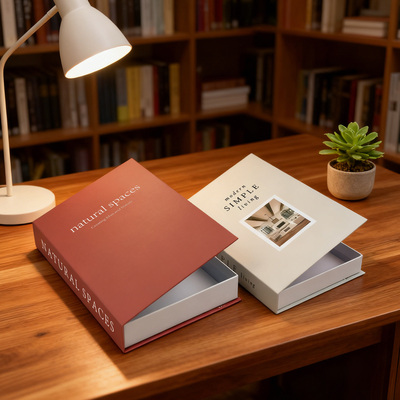 轻奢磁吸可打开收纳盒假书装饰品室内客厅高级感创意仿真书摆件