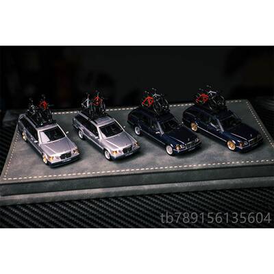 高档Mor6tal 1:4 奔驰S 124旅行版瓦罐 虎头奔 合金汽车模 型仿真